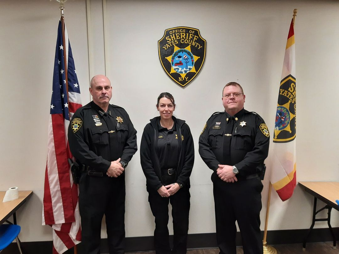 Kathryn McGee joins the Yates County Sheriff • The KEUKA SUN