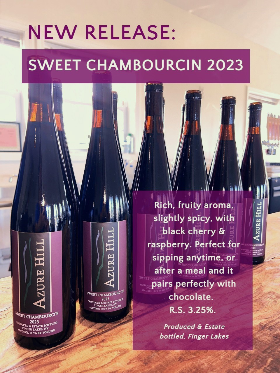 Azure Hill Winery Announces New Wine Release • The KEUKA SUN