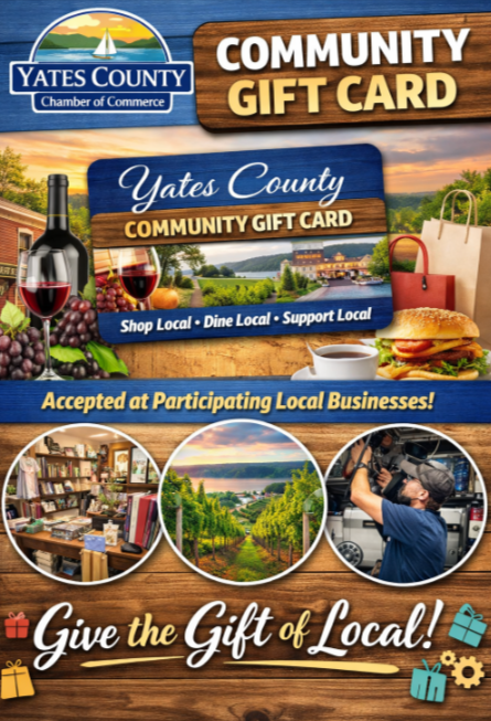 Yates County Chamber Launches New Community Gift Card Program to ...